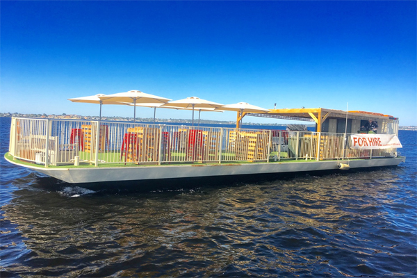 HULA BULA | Party boat hire charters Swan RiverWA | Bucks & Hens Party